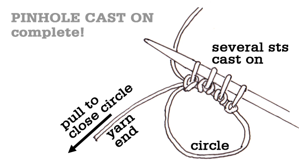 Pinhole Cast On Tutorial | Tin Can Knits